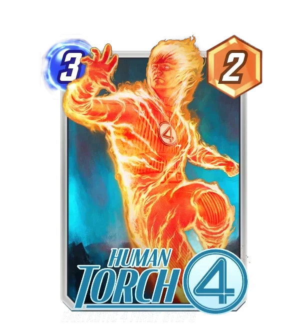 Human Torch First Steps - Marvel Snap - snap.fan