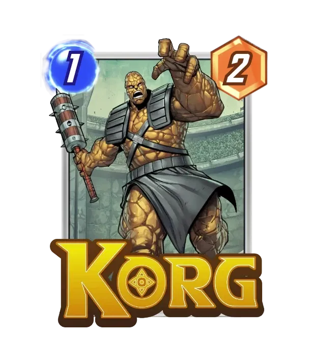 Korg - Marvel Snap - snap.fan