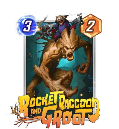 Rocket and Groot - Marvel Snap - snap.fan