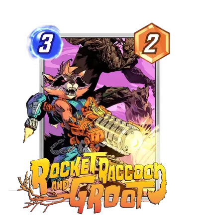 Rocket and Groot - Marvel Snap - snap.fan