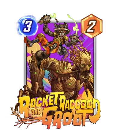 Rocket and Groot - Marvel Snap - snap.fan