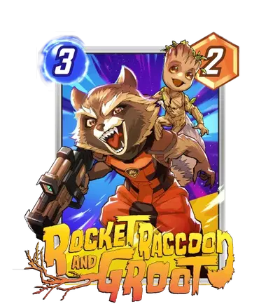 Rocket and Groot - Marvel Snap - snap.fan
