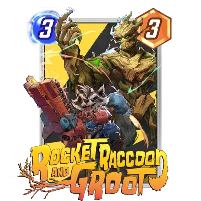 Rocket and Groot - Marvel Snap - snap.fan
