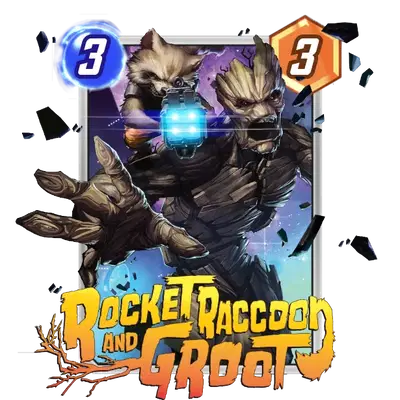 Rocket and Groot - Marvel Snap - snap.fan