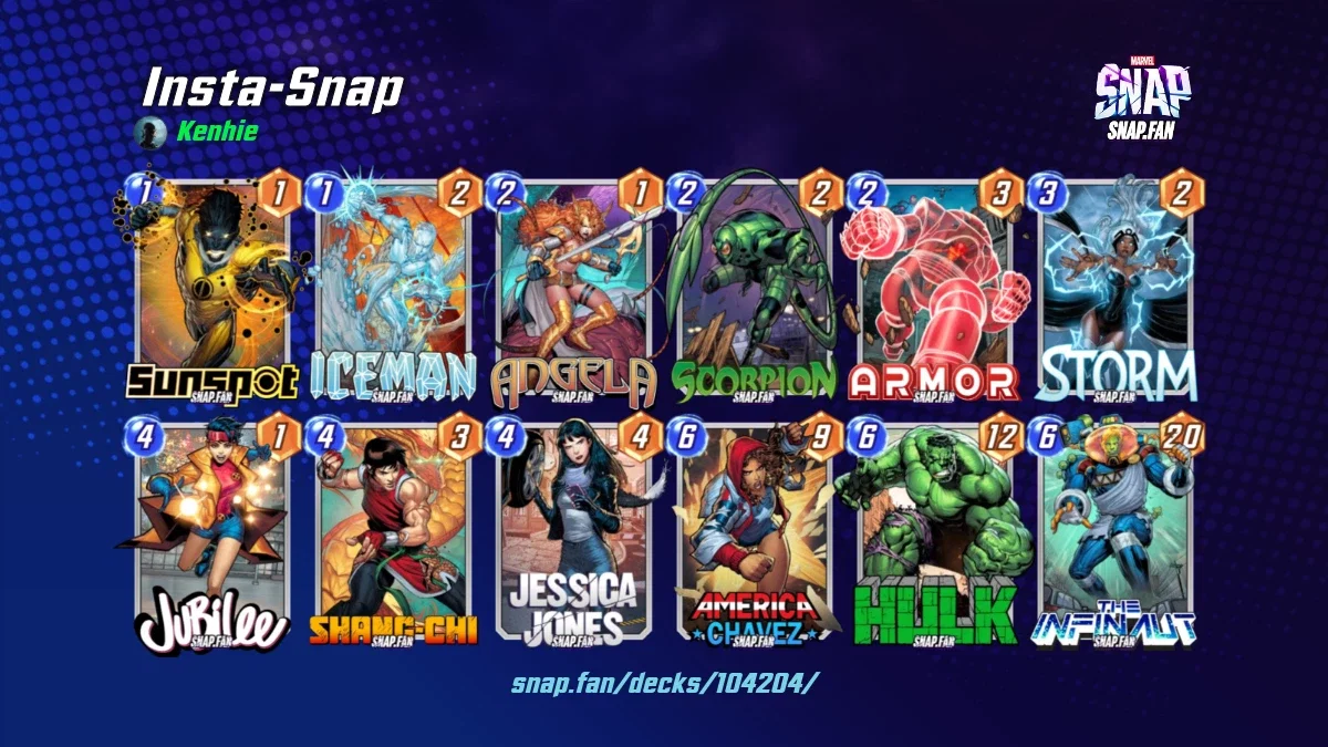 Insta-Snap by Kenhie - Marvel Snap Decks - snap.fan