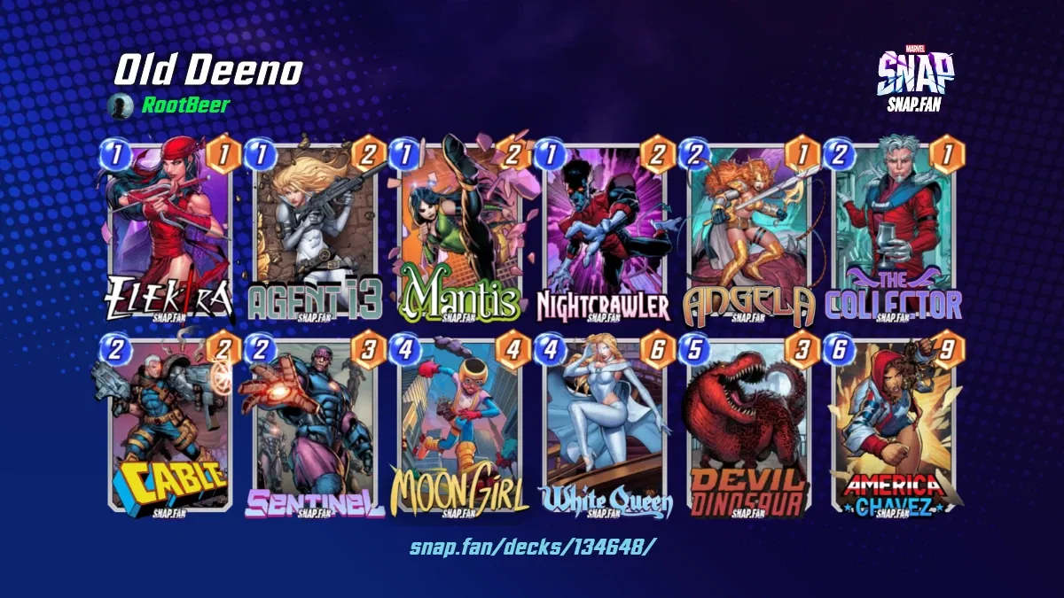 Old Deeno by RootBeer - Marvel Snap Decks - snap.fan