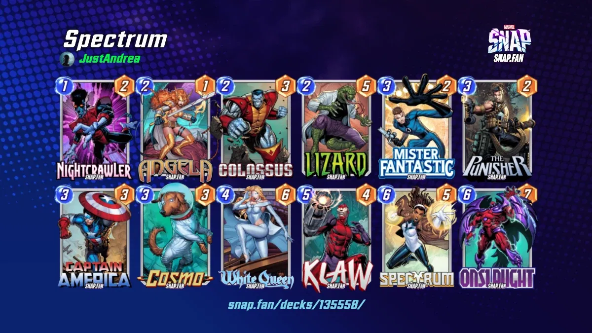 Spectrum by JustAndrea - Marvel Snap Decks - snap.fan