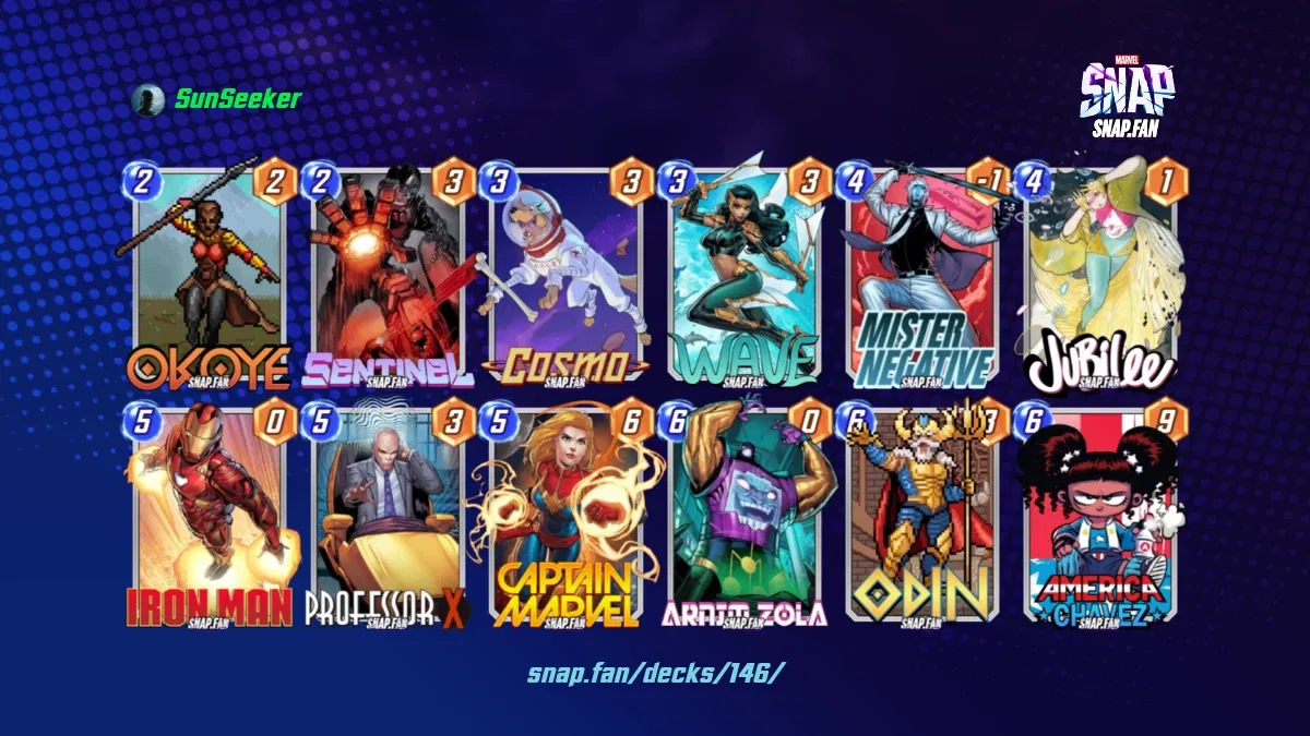 New Deck by SunSeeker - Marvel Snap Decks - snap.fan