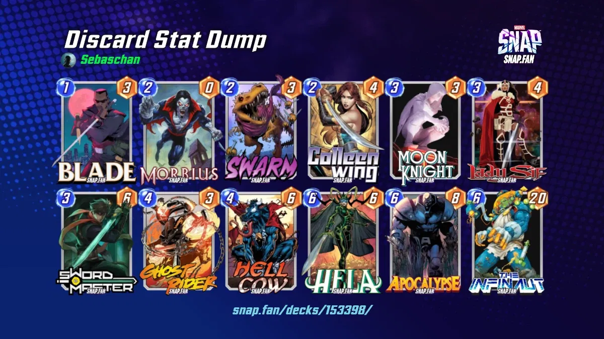 Discard Stat Dump by Sebaschan - Marvel Snap Decks - snap.fan
