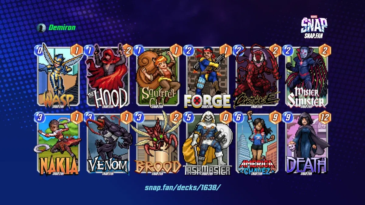 New Deck by Demiron - Marvel Snap Decks - snap.fan