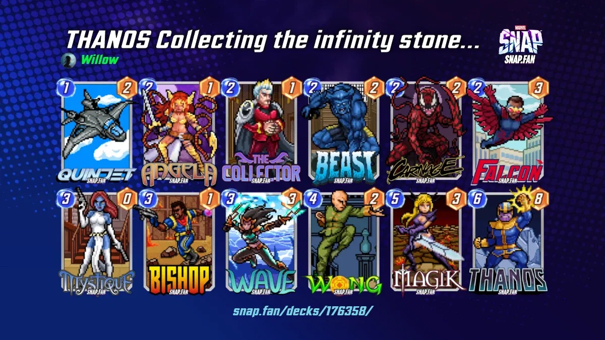 THANOS Collecting the infinity stones. - Series 4/5 - Willow by Willow ...