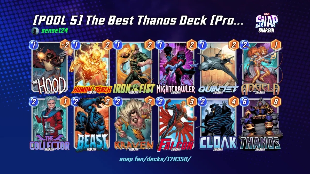[POOL 5] The Best Thanos Deck (Probably) by sense124 - Marvel Snap ...