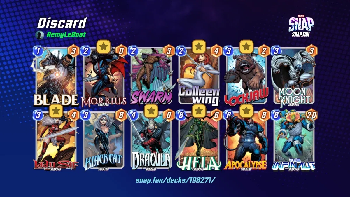 Discard by RemyLeBoat - Marvel Snap Decks - snap.fan