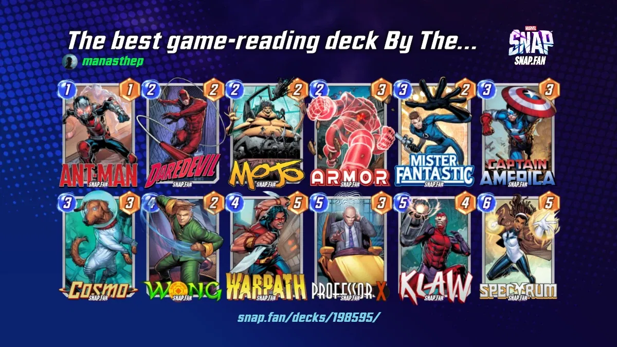 The best game-reading deck By TheOzzy213 by manasthep - Marvel Snap ...