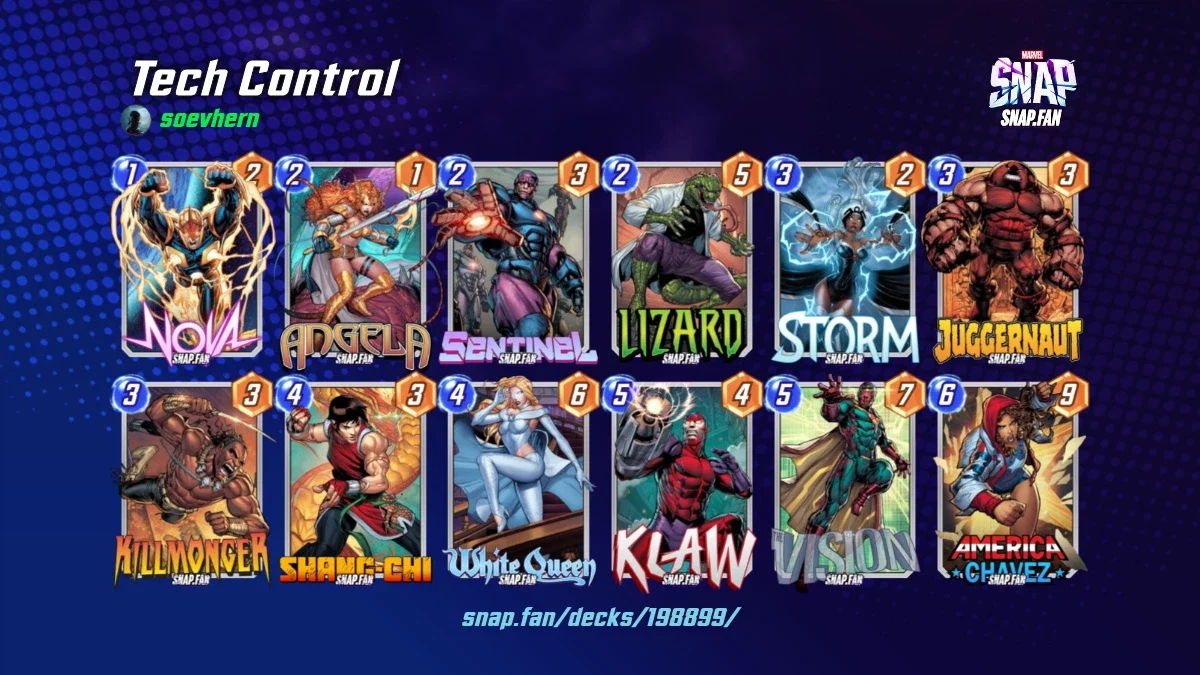 Tech Control by soevhern - Marvel Snap Decks - snap.fan