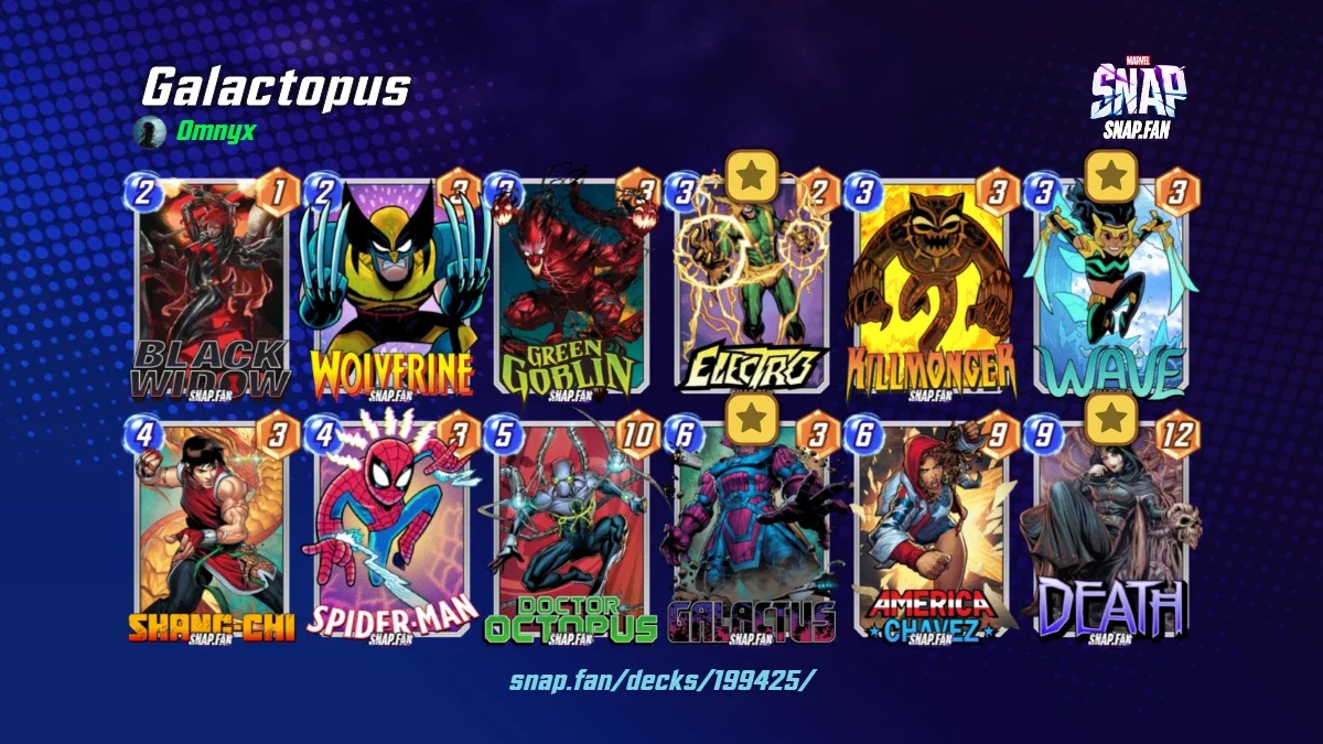 Galactopus by Omnyx - Marvel Snap Decks - snap.fan