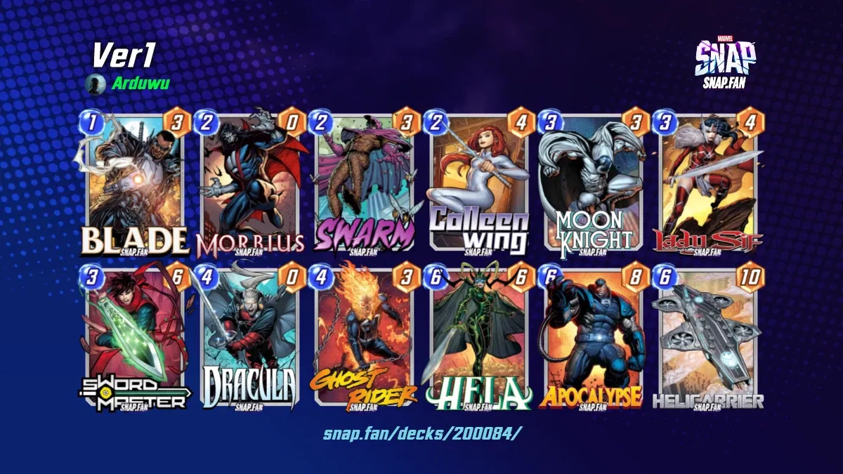 Ver1 by Arduwu - Marvel Snap Decks - snap.fan