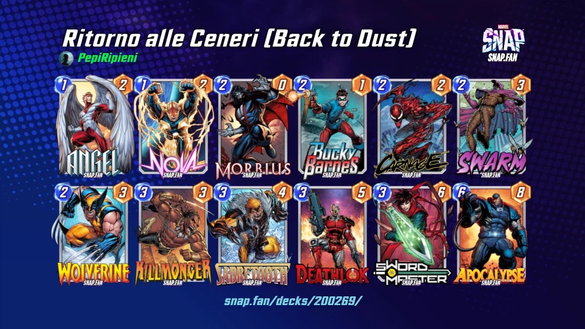 Ritorno alle Ceneri (Back to Dust) by PepiRipieni - Marvel Snap Decks ...