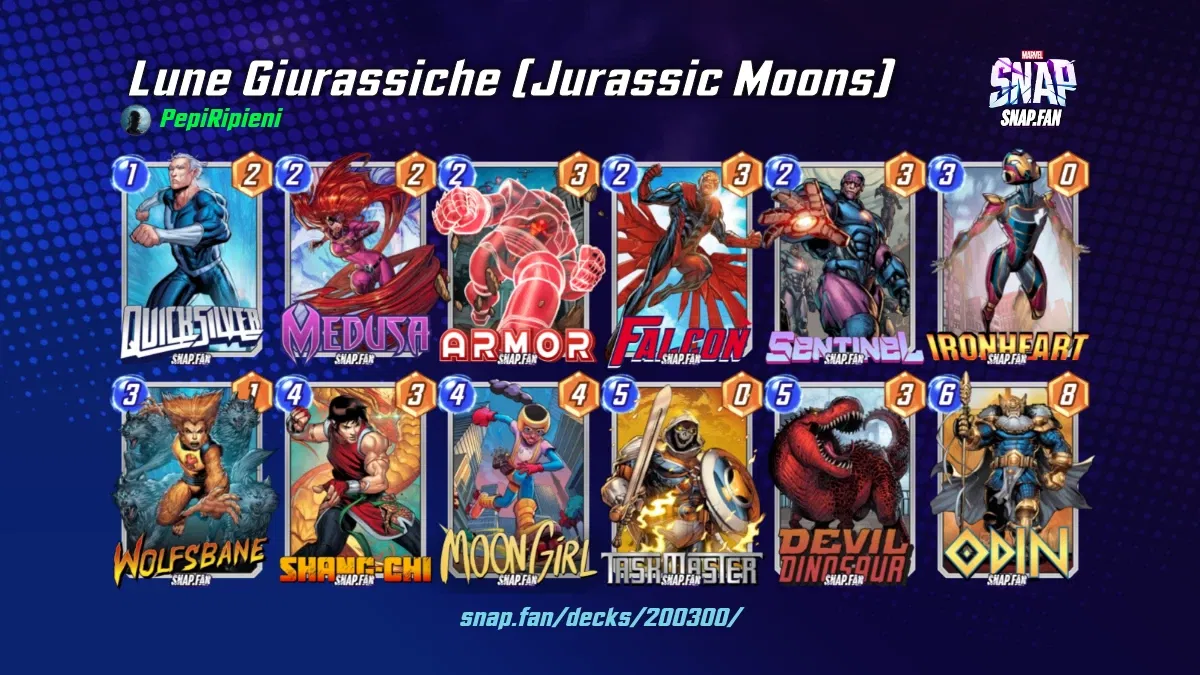 Lune Giurassiche (Jurassic Moons) by PepiRipieni - Marvel Snap Decks ...