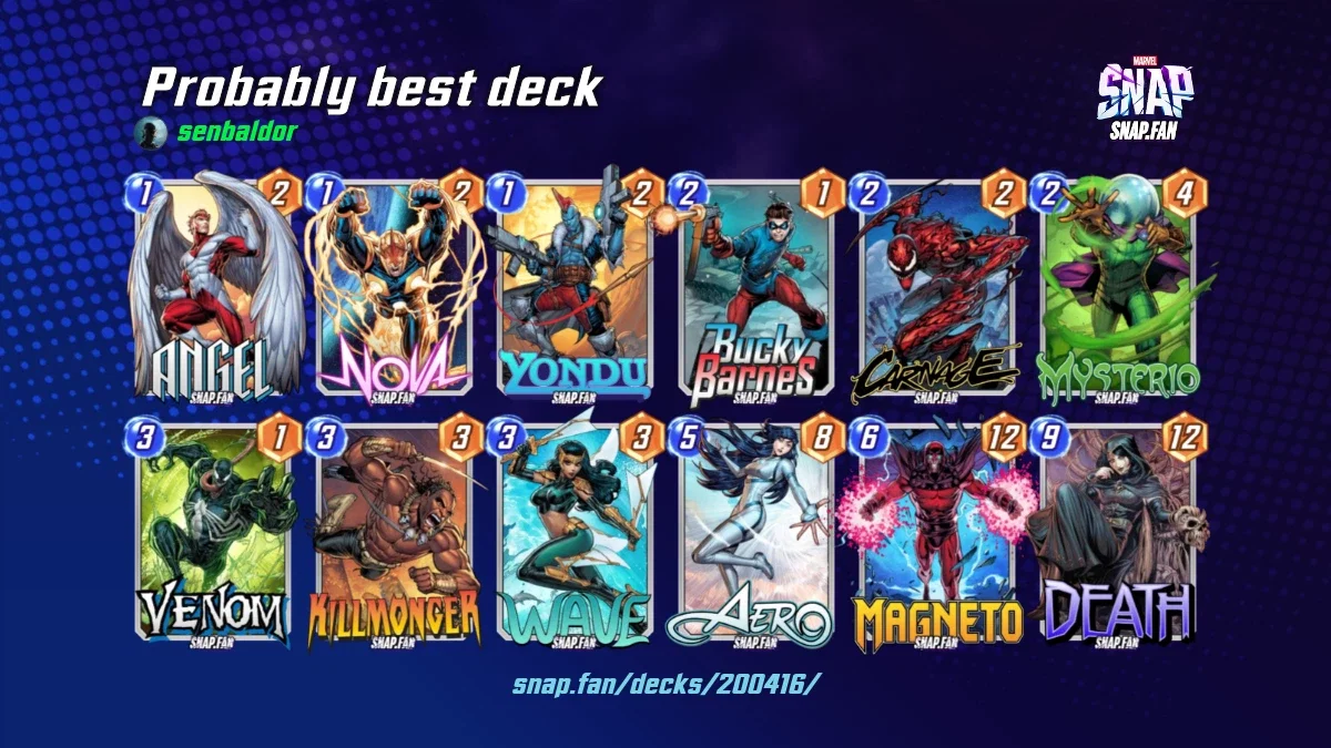 Probably best deck by senbaldor - Marvel Snap Decks - snap.fan