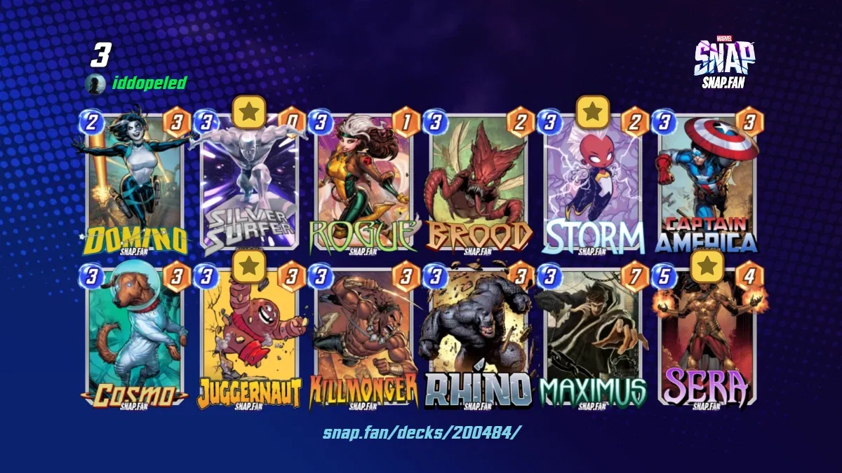 3 by iddopeled - Marvel Snap Decks - snap.fan