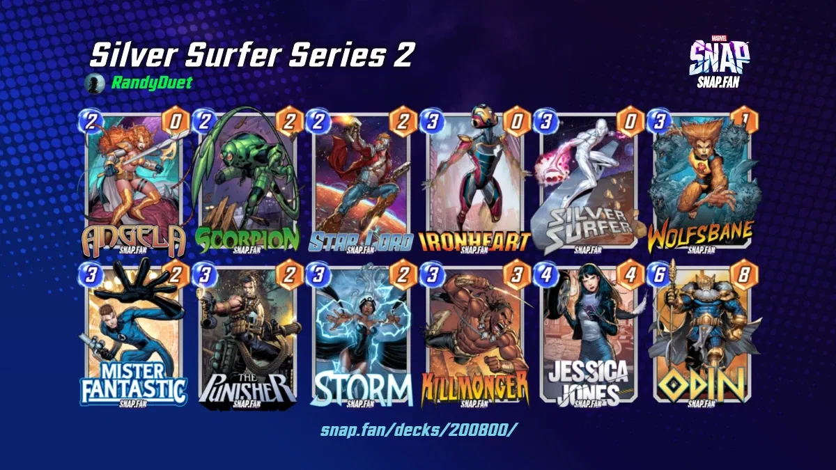 Silver Surfer Series 2 by RandyDuet - Marvel Snap Decks - snap.fan