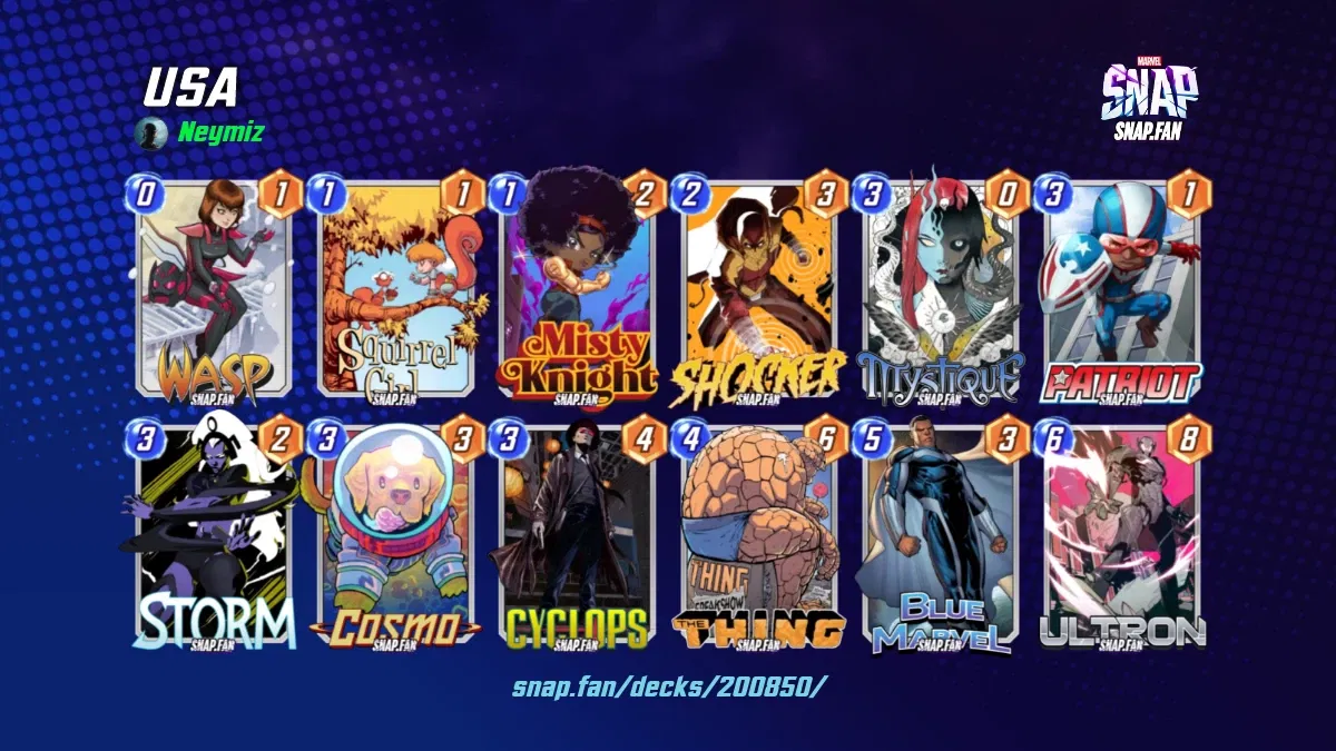 USA by Neymiz - Marvel Snap Decks - snap.fan