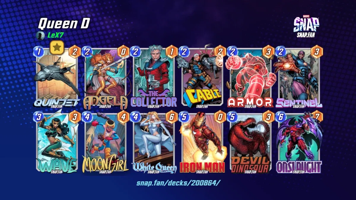 Queen D by LeX7 - Marvel Snap Decks - snap.fan