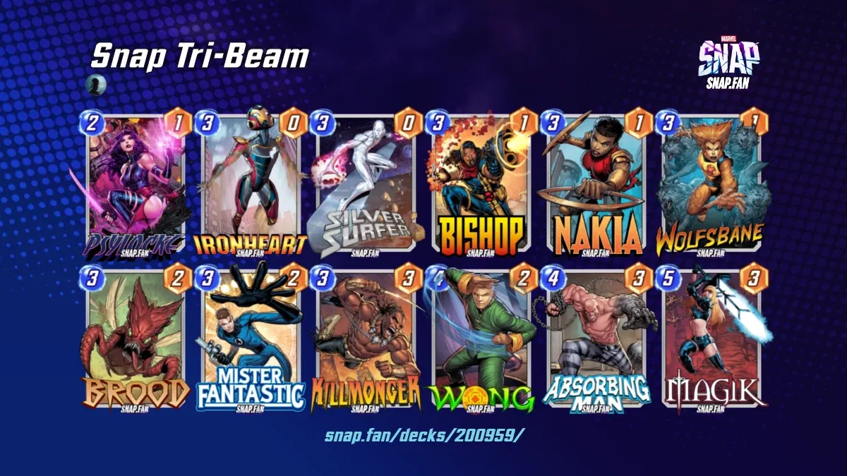 Snap Tri-Beam by None - Marvel Snap Decks - snap.fan