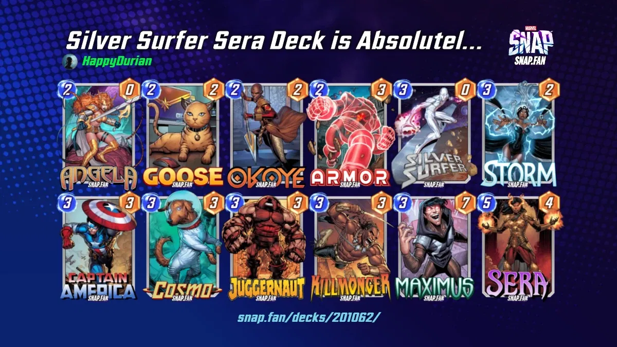 Silver Surfer Sera Deck is Absolutely Insane! by HappyDurian - Marvel ...