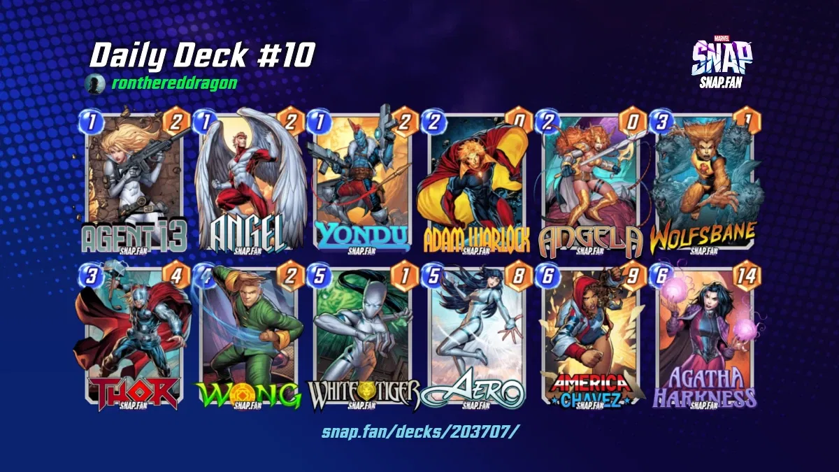 Daily Deck #10 by ronthereddragon - Marvel Snap Decks - snap.fan