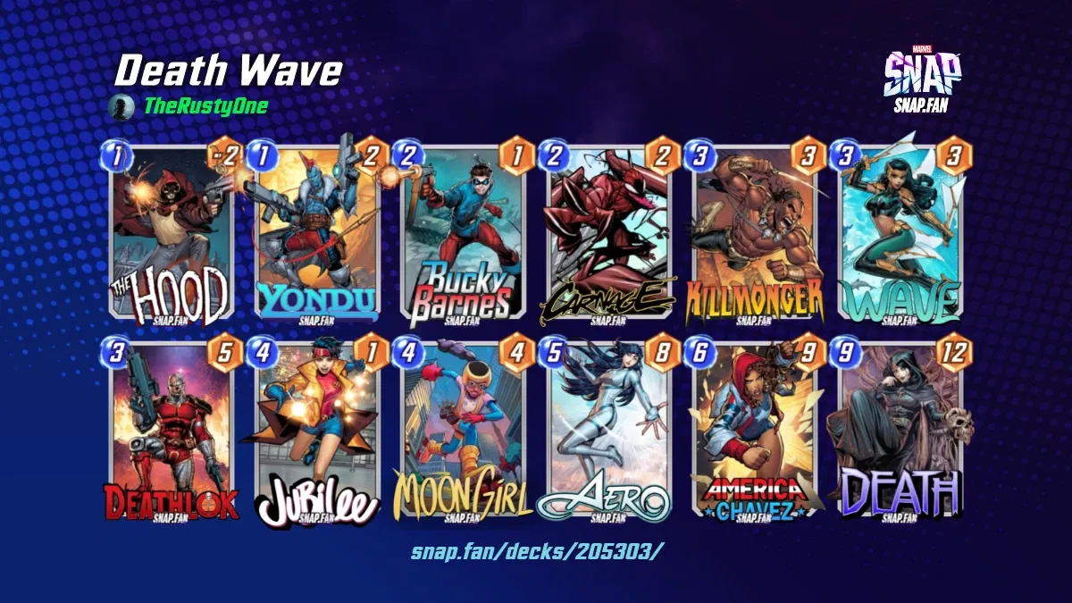 Death Wave by TheRustyOne - Marvel Snap Decks - snap.fan