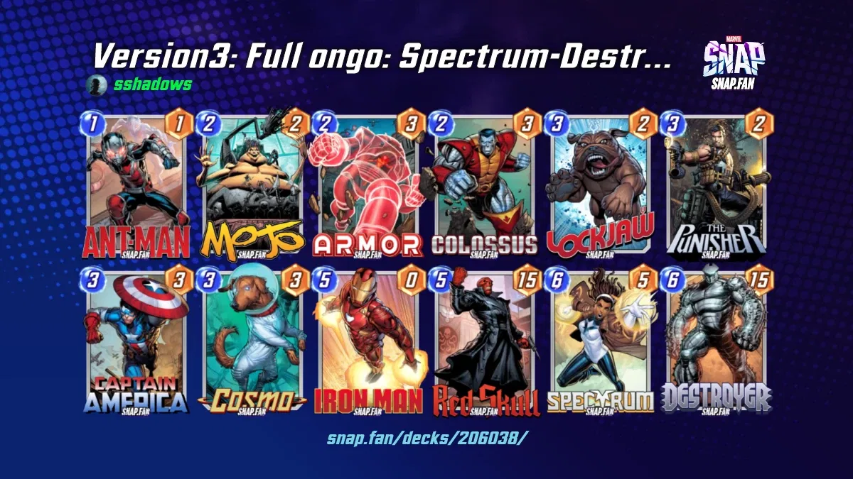 Version3: Full ongo: Spectrum-Destro/Skull by sshadows - Marvel Snap Decks - snap.fan