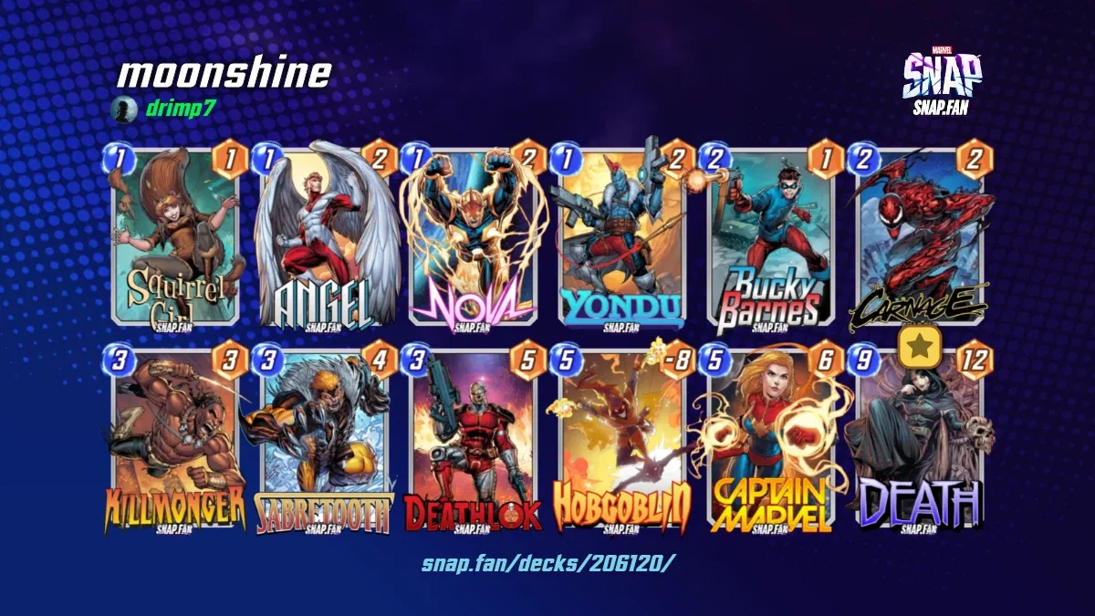 moonshine by drimp7 - Marvel Snap Decks - snap.fan