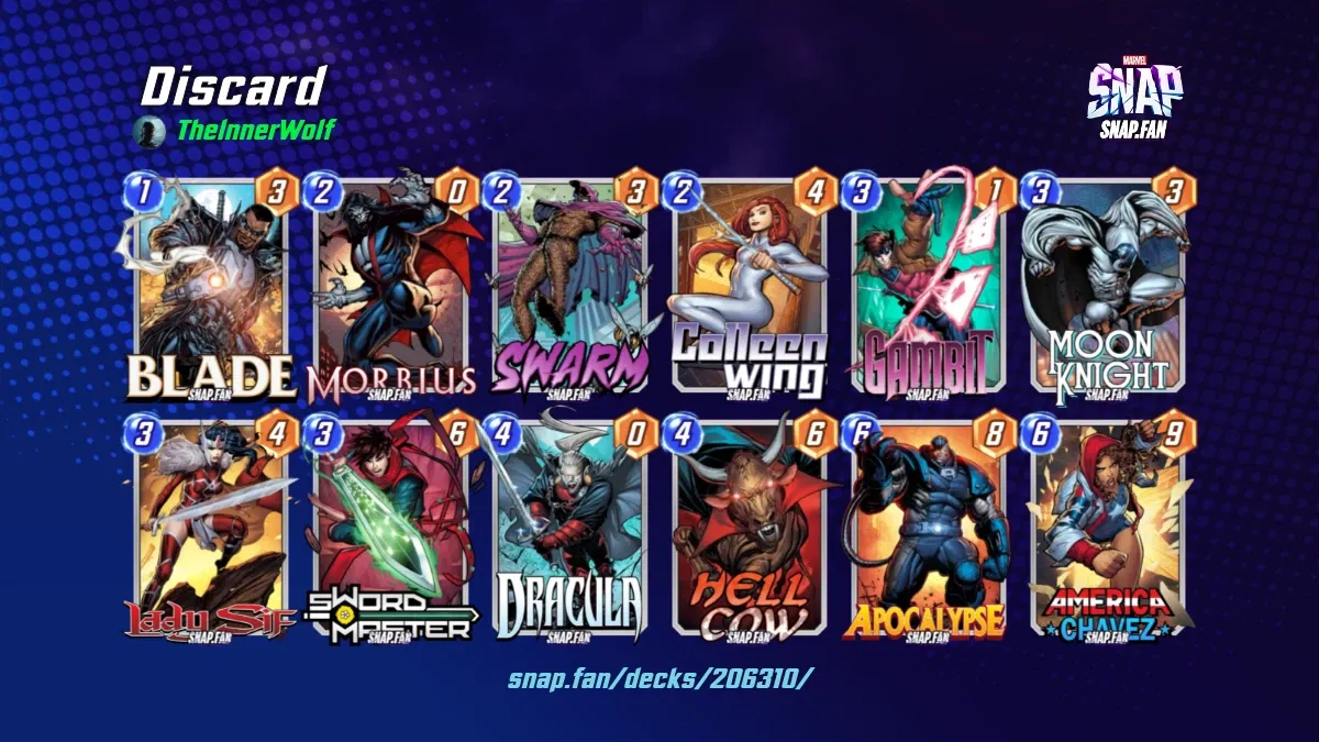 Discard by ThelnnerWolf - Marvel Snap Decks - snap.fan