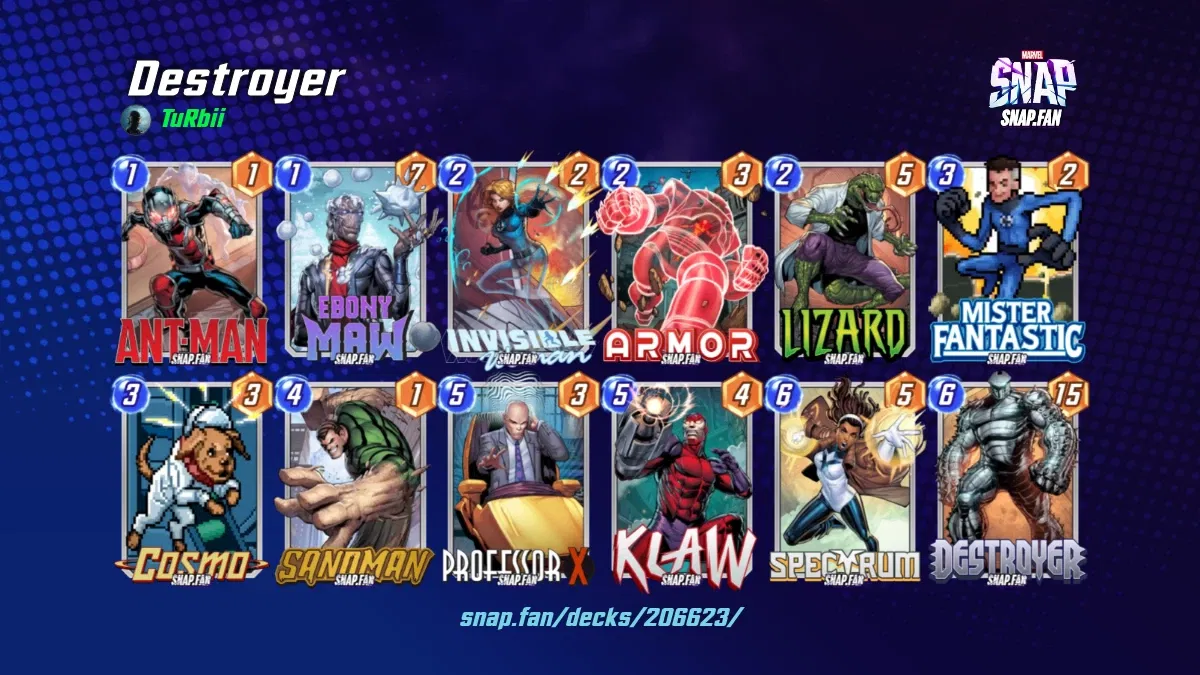 Destroyer by TuRbii - Marvel Snap Decks - snap.fan