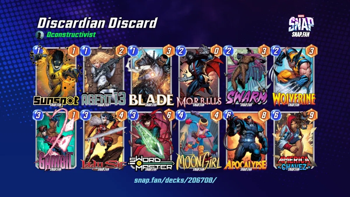Discardian Discard by Dconstructivist - Marvel Snap Decks - snap.fan