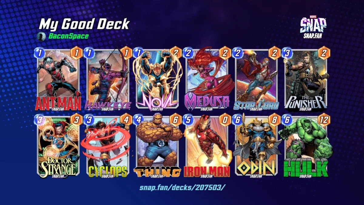 My Good Deck by BaconSpace - Marvel Snap Decks - snap.fan