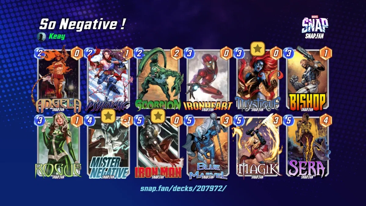 So Negative ! by Keay - Marvel Snap Decks - snap.fan
