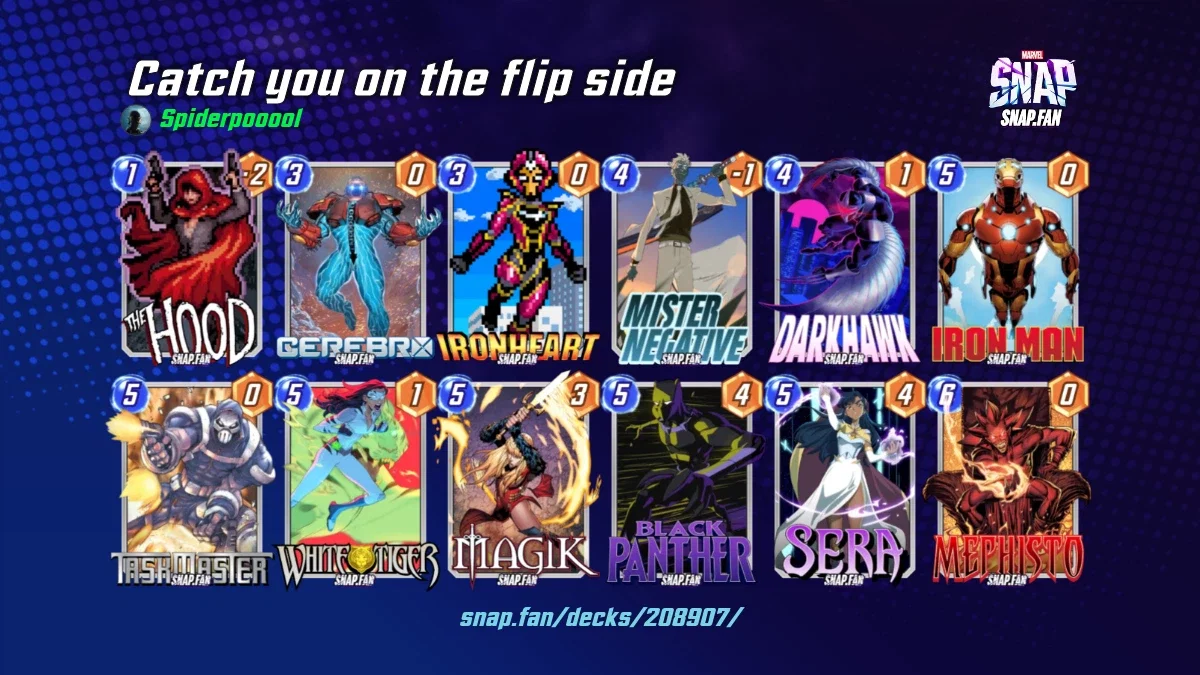 Catch you on the flip side by Spiderpooool - Marvel Snap Decks - snap.fan