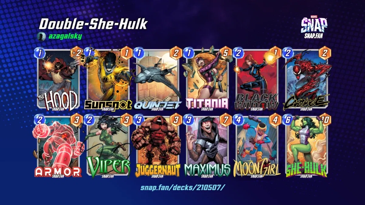 Double-She-Hulk by azagalsky - Marvel Snap Decks - snap.fan