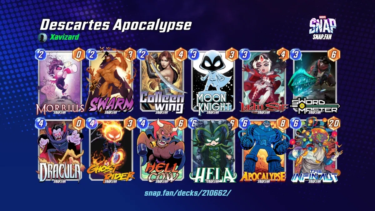 Descartes Apocalypse by Xavizard - Marvel Snap Decks - snap.fan