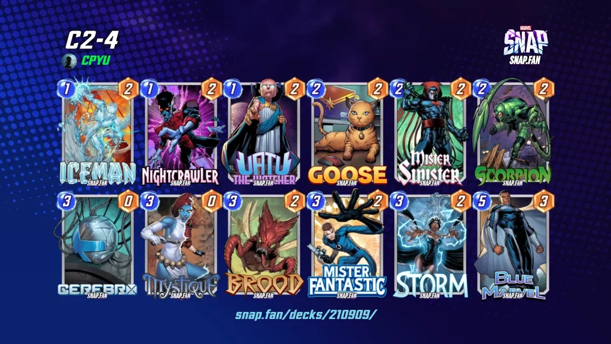 C2-4 by CPYU - Marvel Snap Decks - snap.fan