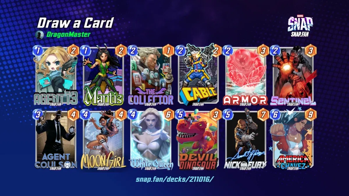 Draw a Card by DragonMaster - Marvel Snap Decks - snap.fan
