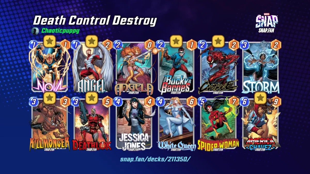 Death Control Destroy by Chaoticpuppy - Marvel Snap Decks - snap.fan