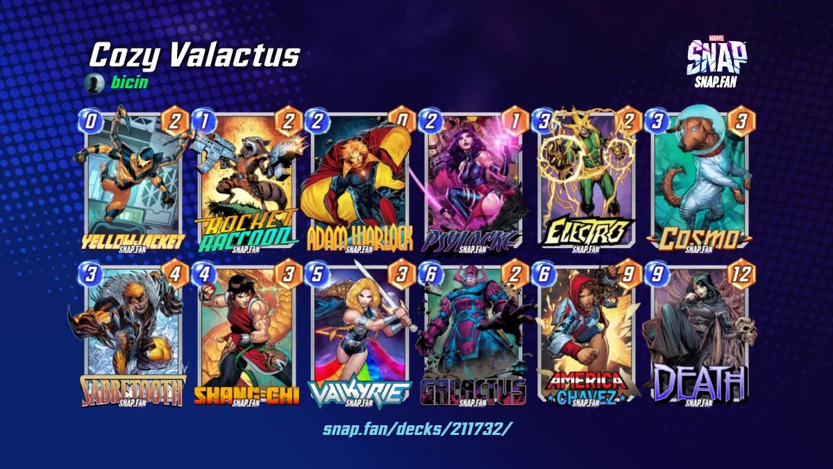 Cozy Valactus by bicin - Marvel Snap Decks - snap.fan