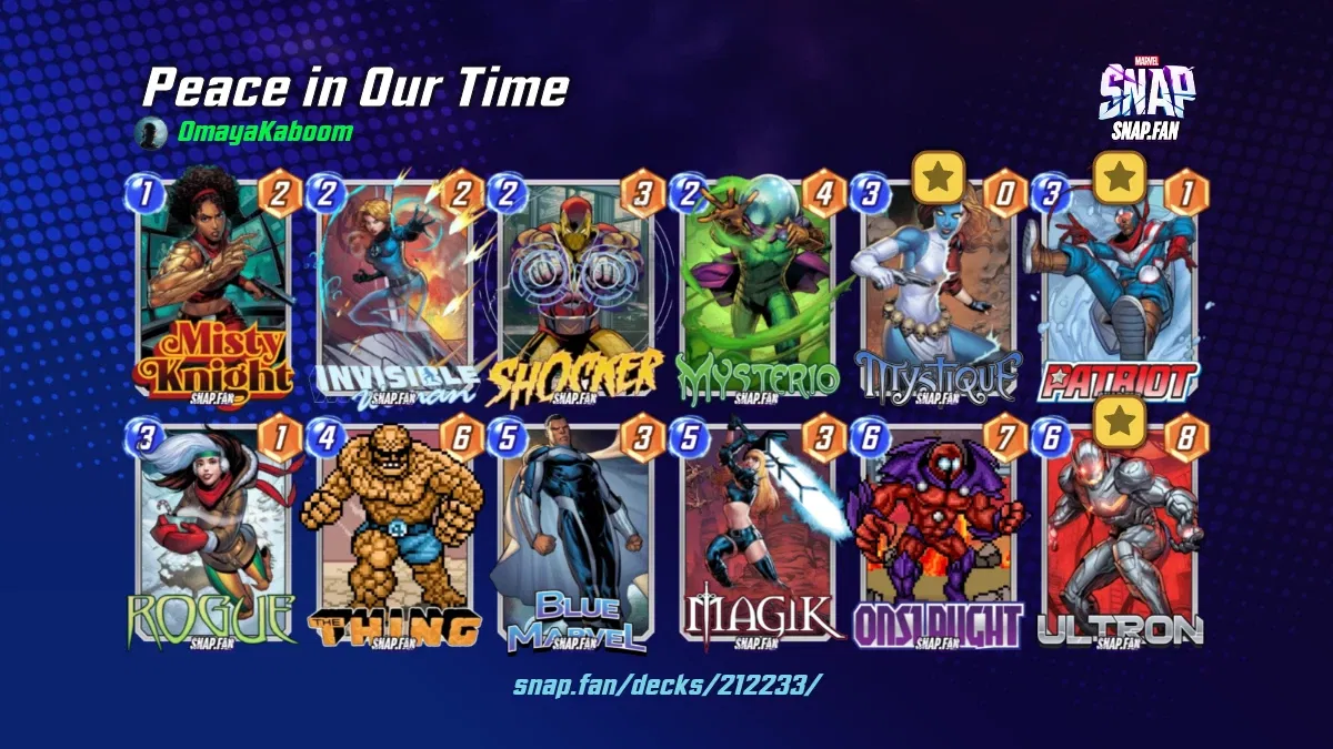 Peace in Our Time by OmayaKaboom - Marvel Snap Decks - snap.fan