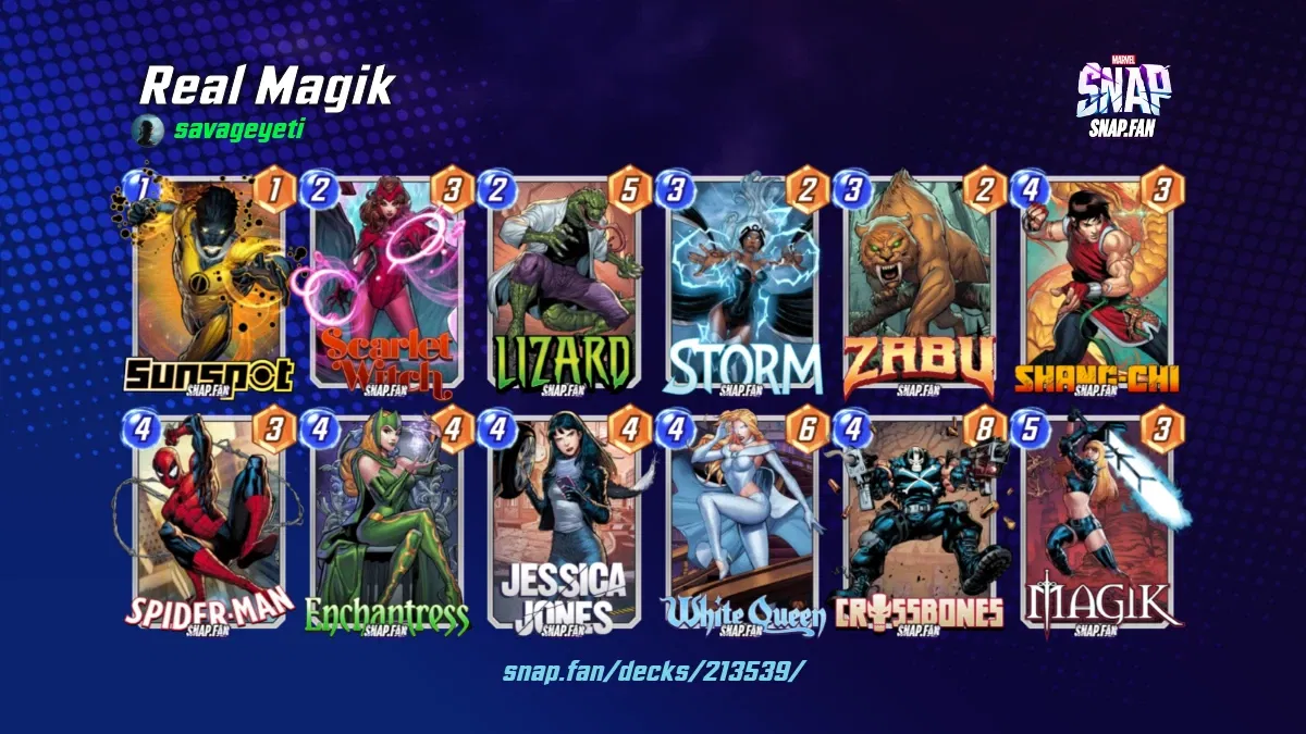 Real Magik by savageyeti - Marvel Snap Decks - snap.fan