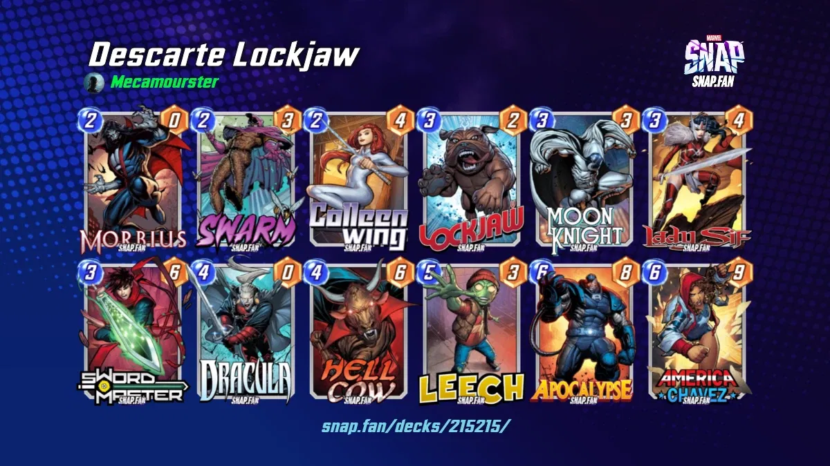Descarte Lockjaw by Mecamourster - Marvel Snap Decks - snap.fan