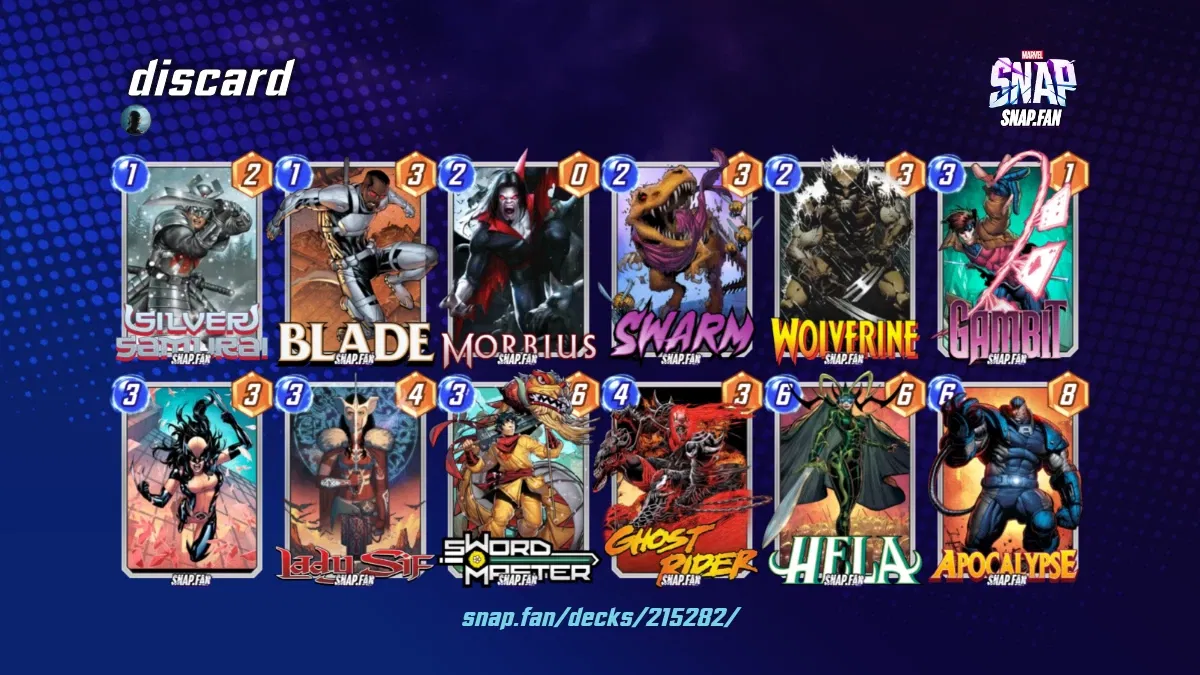 discard by None - Marvel Snap Decks - snap.fan